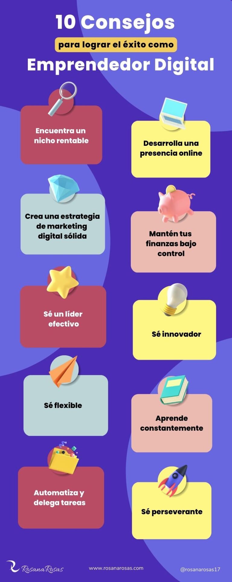 10 Consejos Clave para Lograr el Éxito como Emprendedor Digital ...